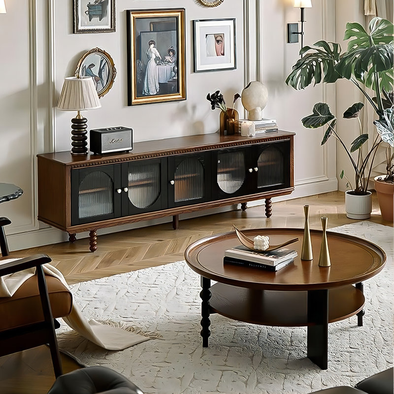 Recon Furniture Solid Wood 78.74'' W Storage Credenza | Wayfair